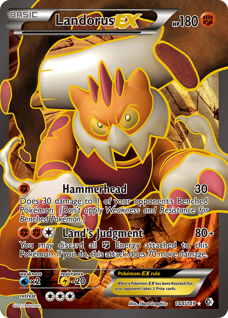 Landorus-EX - Boundaries Crossed - MonkelTCG