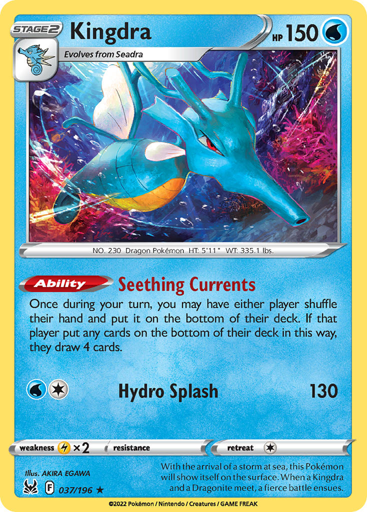 Kingdra Reverse - Lost Origin - MonkelTCG